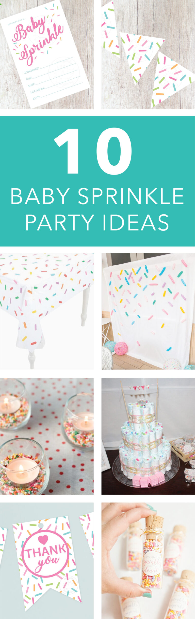 Sprinkled with love: planning a sweet baby sprinkle party - GIDDY HEDGEHOG